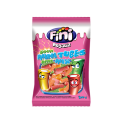 Gelatina Mini Tubes Mix Fini 500g - Trondial SA : Trondial SA